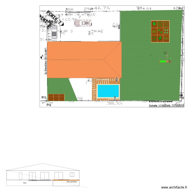 plan piscine - Plan dessiné par pierrequitsch