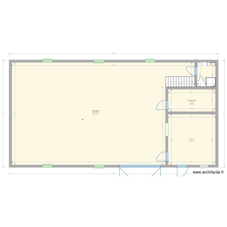 Plan – PLAN ATELIER – Par le plombier ️ | ArchiFacile