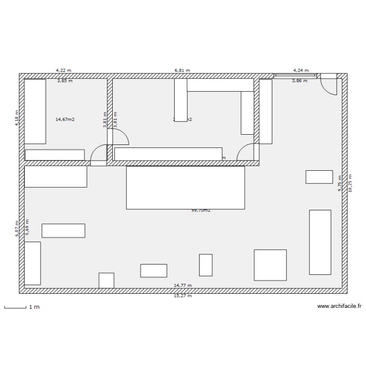 atelier maintenance - Plan dessiné par Kevin Trochon