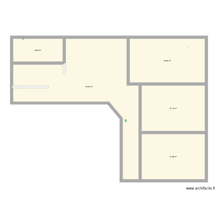 salle de gym - Plan dessiné par pierre elec