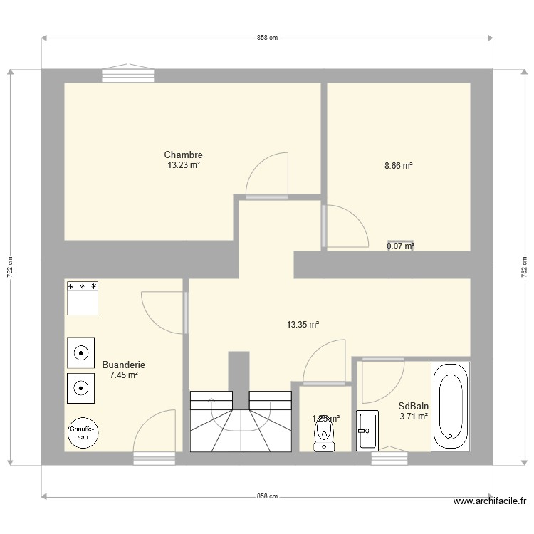 Sous Sol - Plan dessiné par chipster94