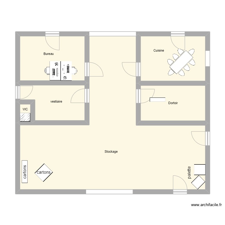 Plan – Ferme – Par Vincent5798 ️ | ArchiFacile