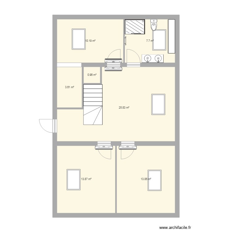 Comble - Plan dessiné par Magicboz67