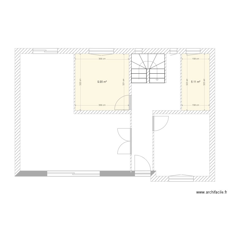 plan rdc - Plan dessiné par kagoru