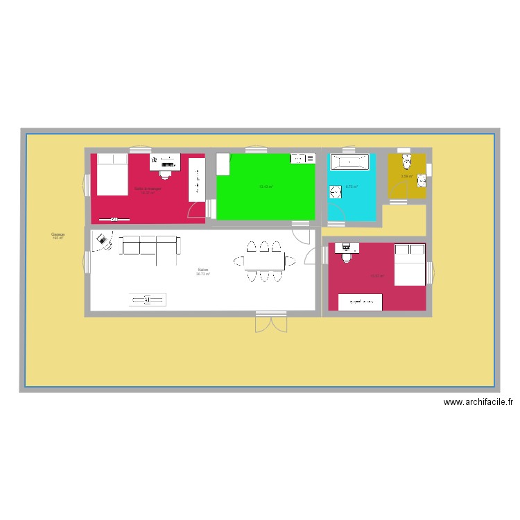Trano - Plan dessiné par jimple