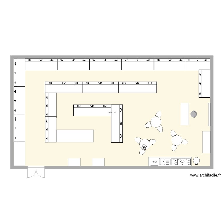 Plan – C STORE – Par jurbd ️ | ArchiFacile