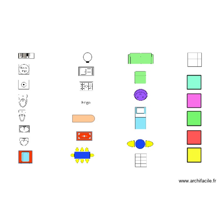 Plan – legende – Par Debo... ️ | ArchiFacile