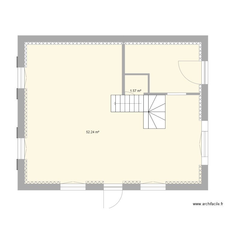 Plan RDC - Plan dessiné par JeanDupont