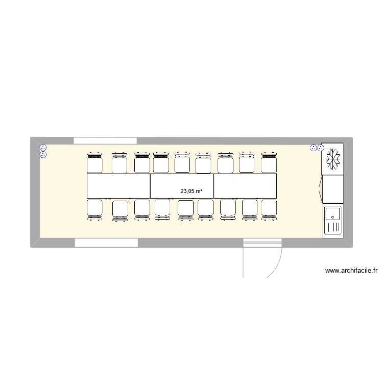 Plan – refectoire – Par helenee ️ | ArchiFacile