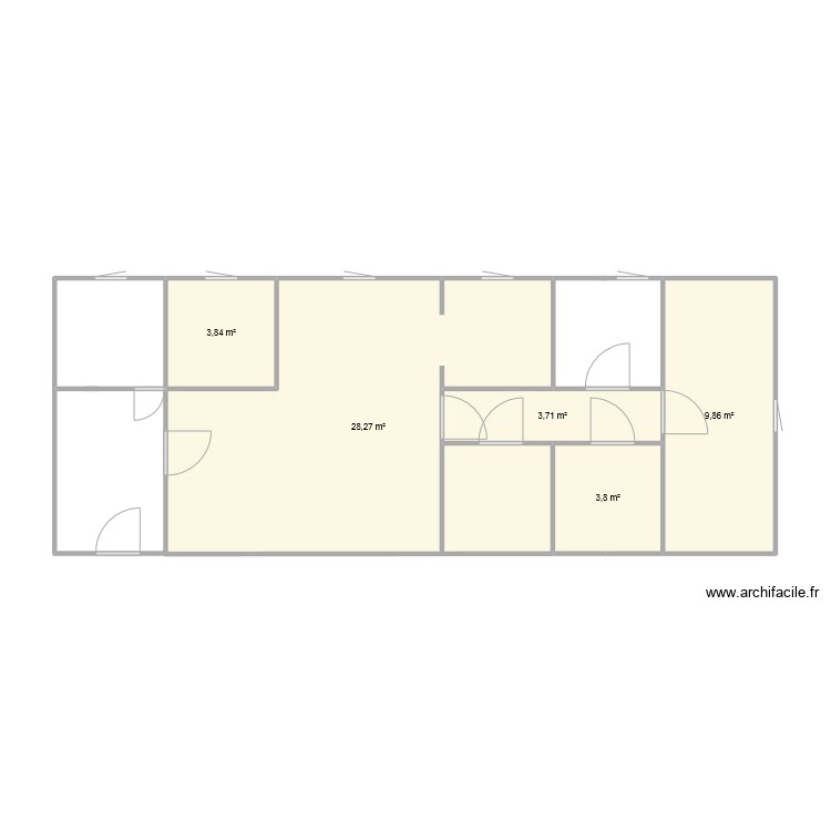 theo - Plan 5 pièces 49 m2 dessiné par shxnksss