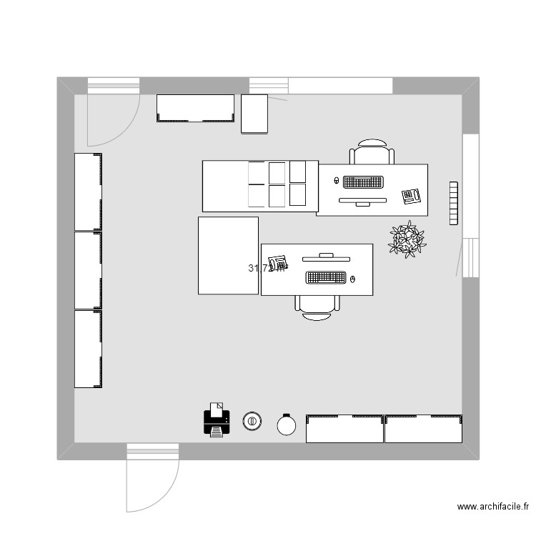 plan bureau - Plan dessiné par arthur543