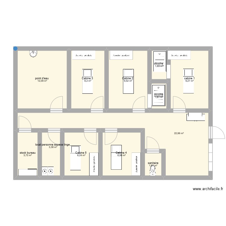 tpp dossier - Plan 12 pièces 87 m2 dessiné par bthz