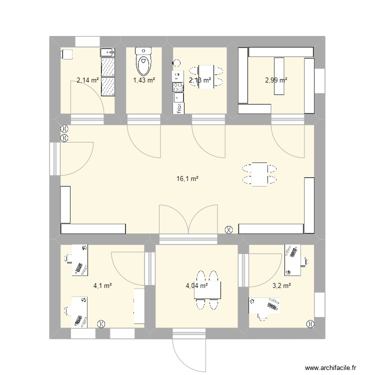 Atelier - Plan dessiné par Maxime_25