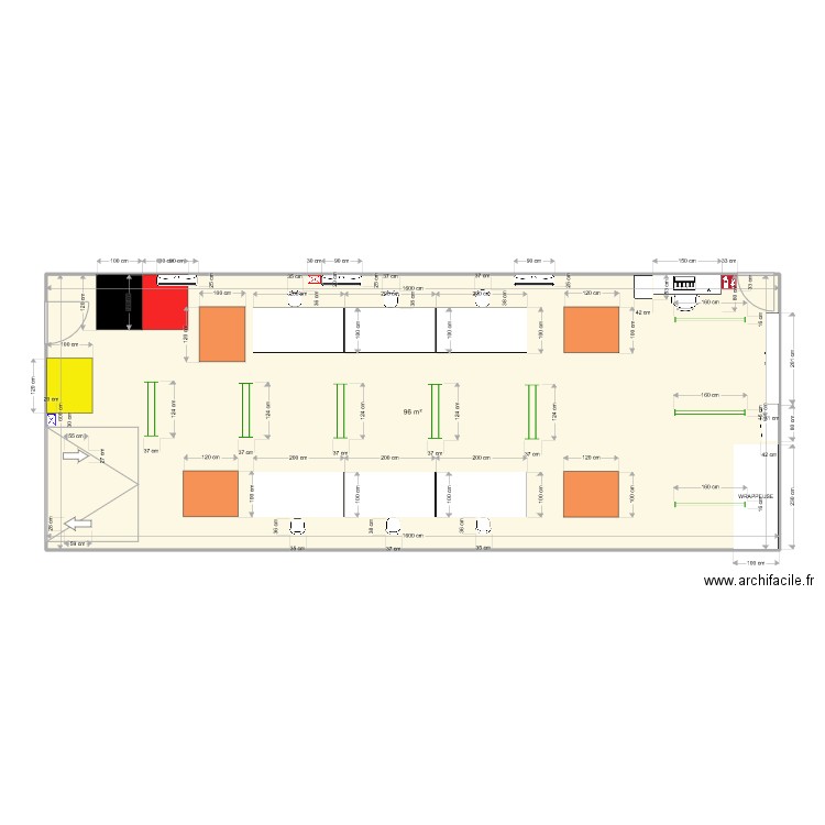 AMENAGEMENT MEZZA 1 - Plan dessiné par ATMVI16