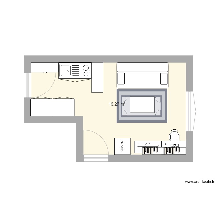 STUDIO - Plan dessiné par GANOUNINOU