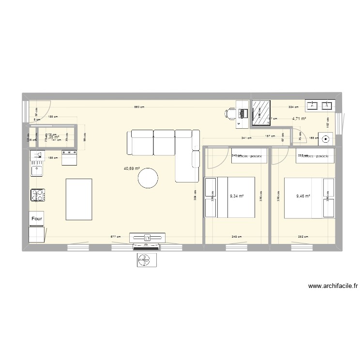 Plan – Corniche 1 – Par Maudygen ️ | ArchiFacile