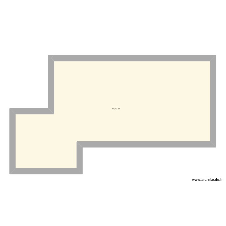 r-2 etoile d'or - Plan 1 pièce 96 m2 dessiné par micdel73