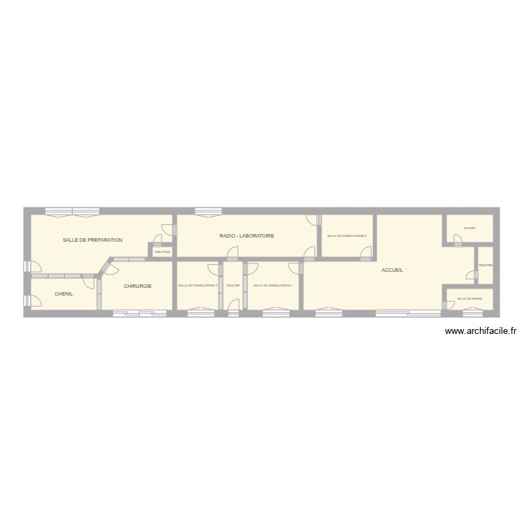 Plan – CLINIQUE PLAN – Par LIRKAE ️ | ArchiFacile