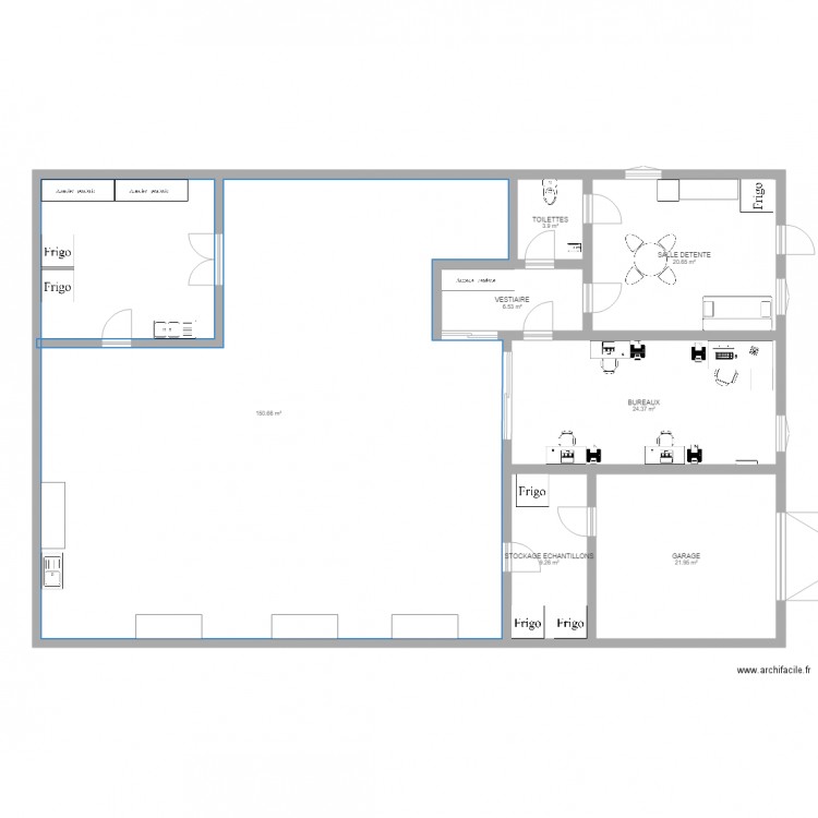 LABO - Plan dessiné par CHARLENE3