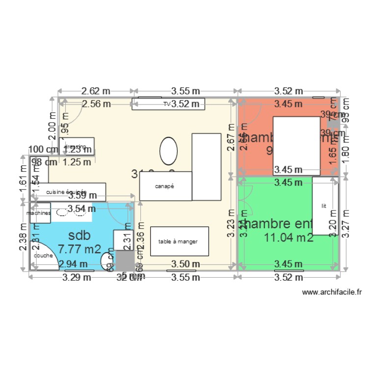 Plan – maison 8 – Par julienrafik ️ | ArchiFacile