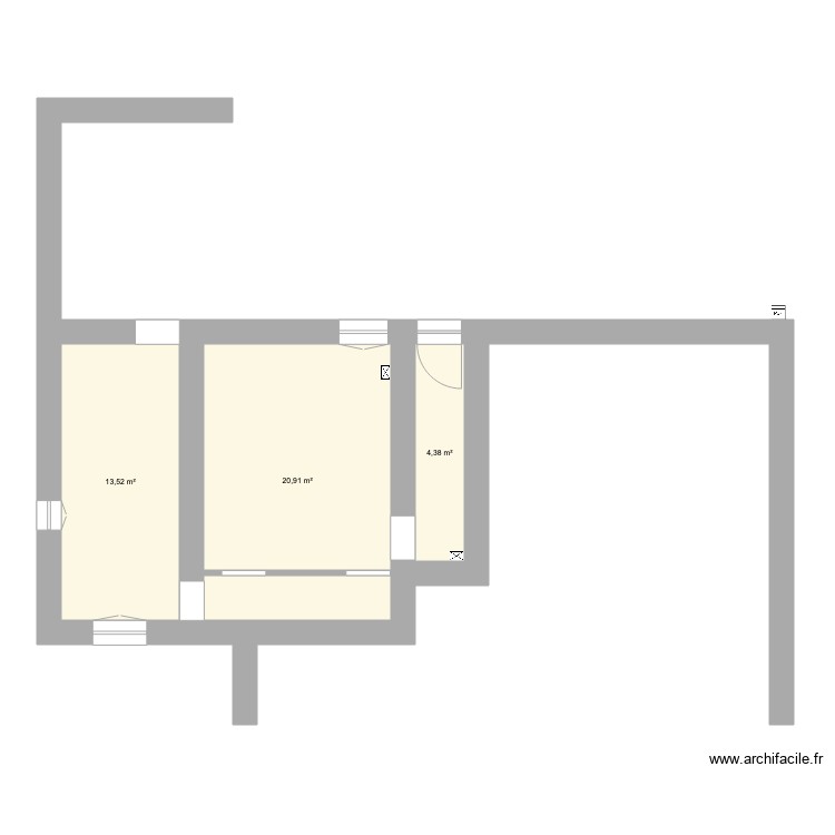 Maison T4 - Plan dessiné par mle76