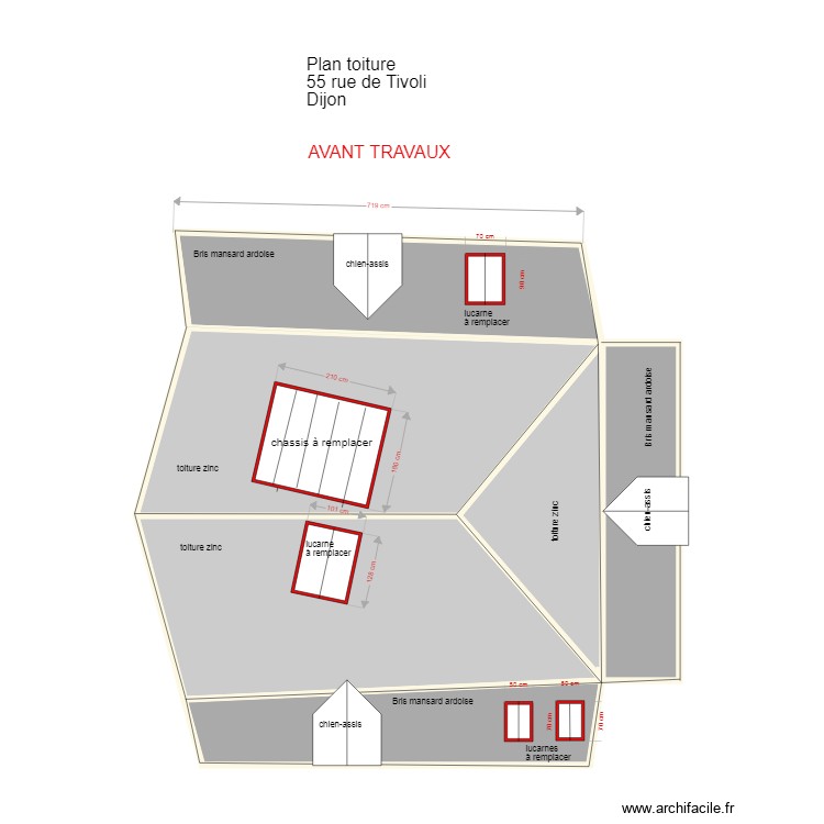 TOITURE - Plan dessiné par 55tivoli