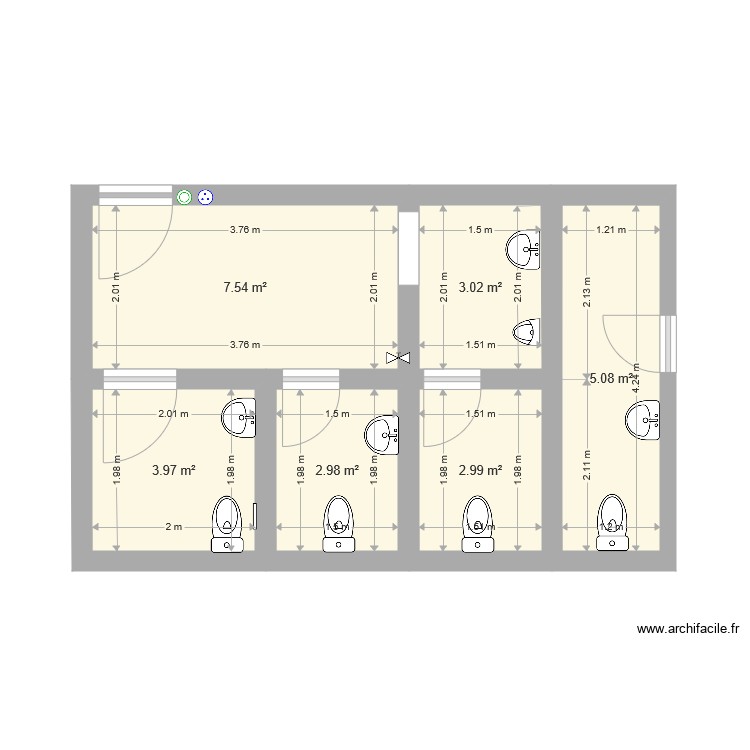 Plan – TOILETTE 2 – Par CV02 ️ | ArchiFacile