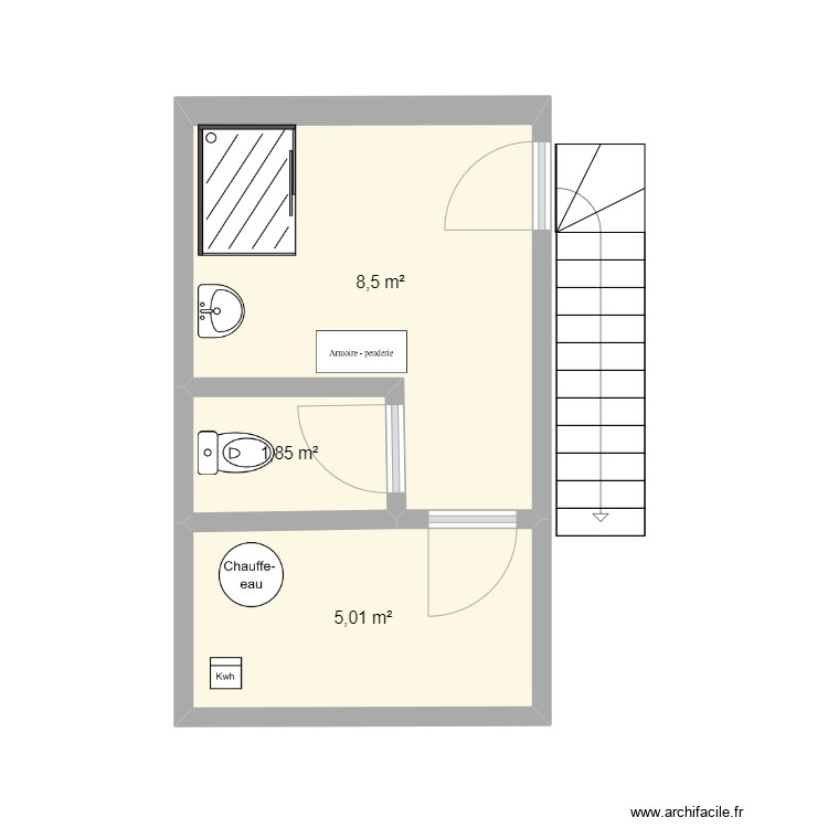 Plan – refectoire 1er etage – Par vvy ️ | ArchiFacile