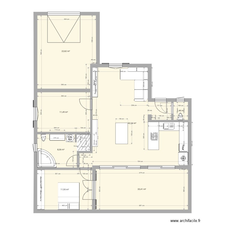 Plan Maison 75M2 | Ventana Blog