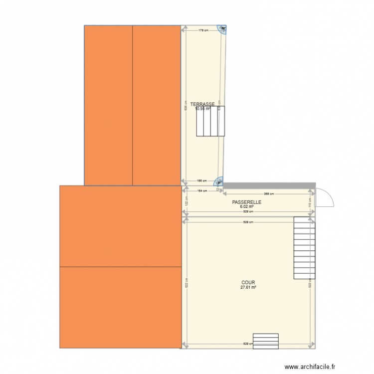 PASSERELLE - Plan dessiné par nicolasnass
