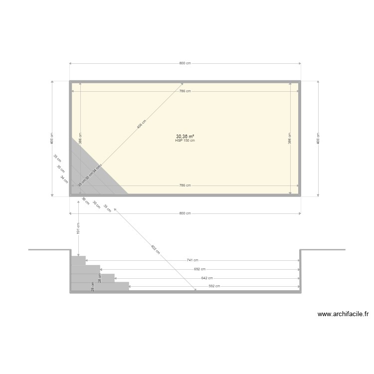 Plan – Plan de Masse piscine – Par yaya9 ️ | ArchiFacile