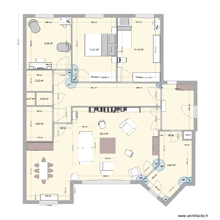 Plan – plan d'ensemble – Par azkenian ️ | ArchiFacile