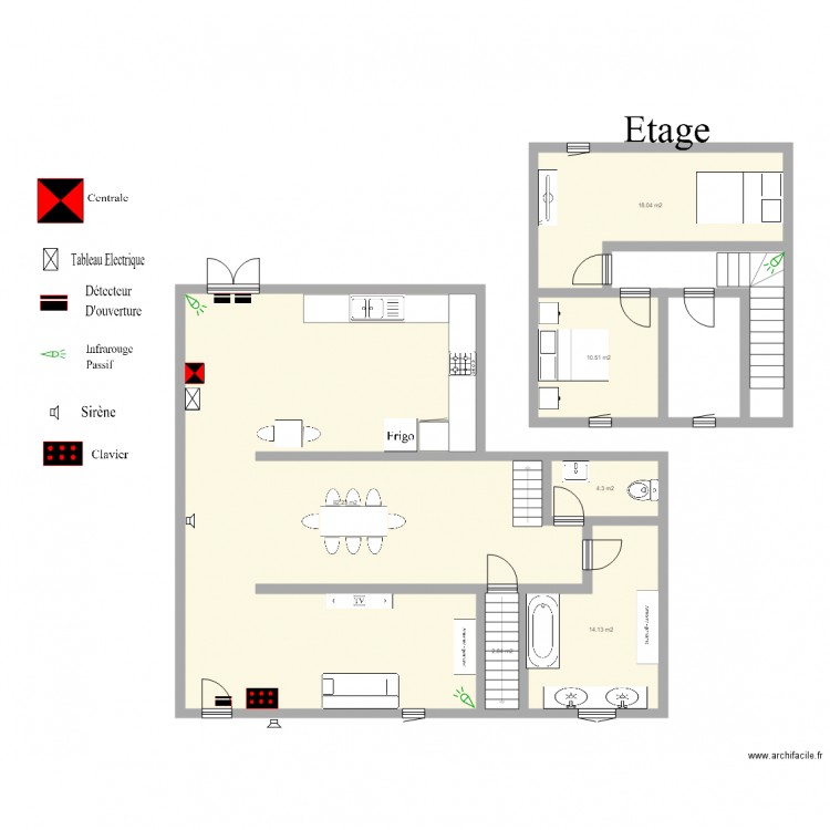 Tp1 - Plan dessiné par Milleniium42
