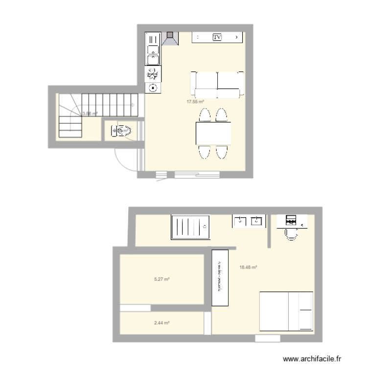 Plan v3 - Plan dessiné par CissouAx