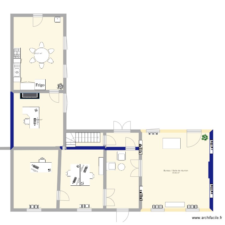 plan 1 - Plan dessiné par Sarah Thiry