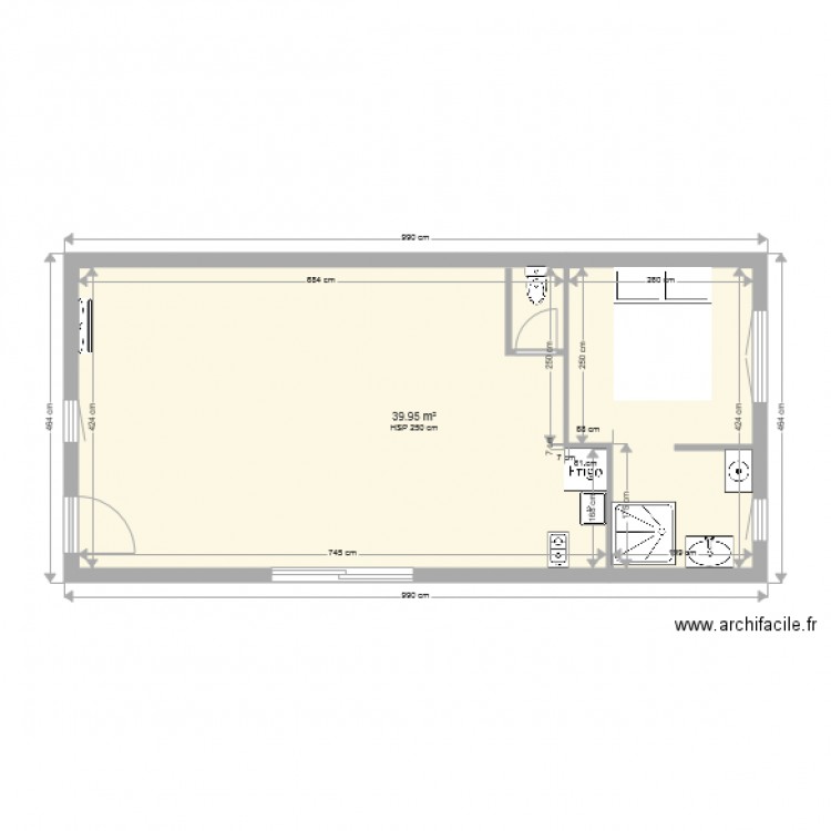 plan sas - Plan dessiné par feria30
