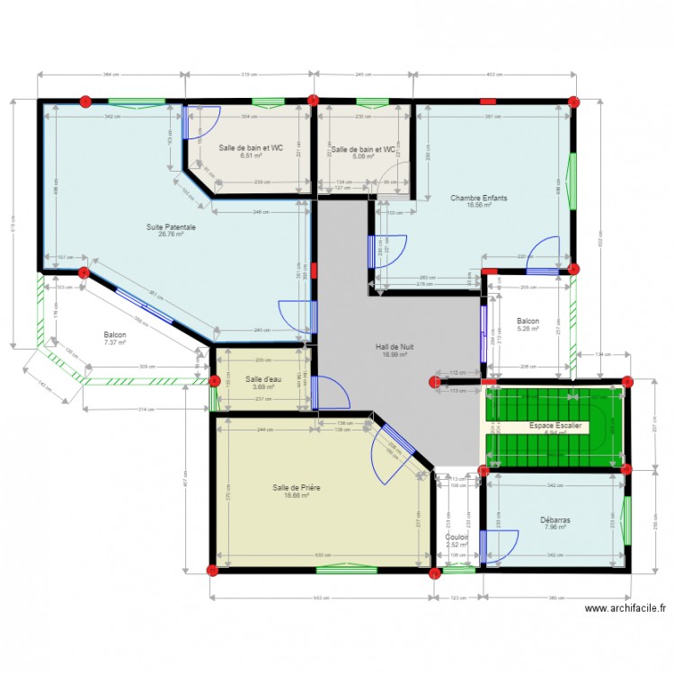 RDC - Plan dessiné par BIKOUTA