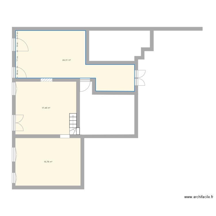 La Croisée des Chemins - Plan dessiné par guiguine
