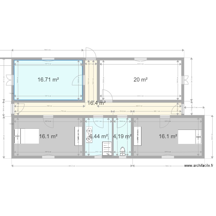 Maison comores - Plan dessiné par torrell