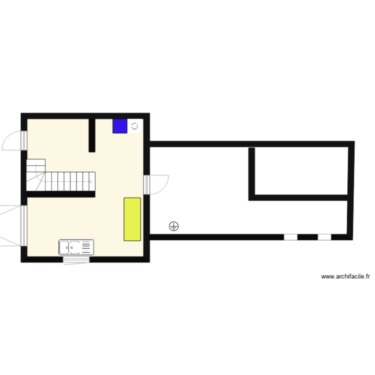 Plan – sous sol – Par la meyze ️ | ArchiFacile