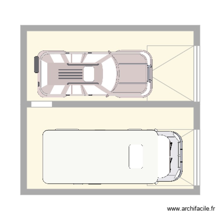 Garage pour véhicule - Plan dessiné par hudayfa