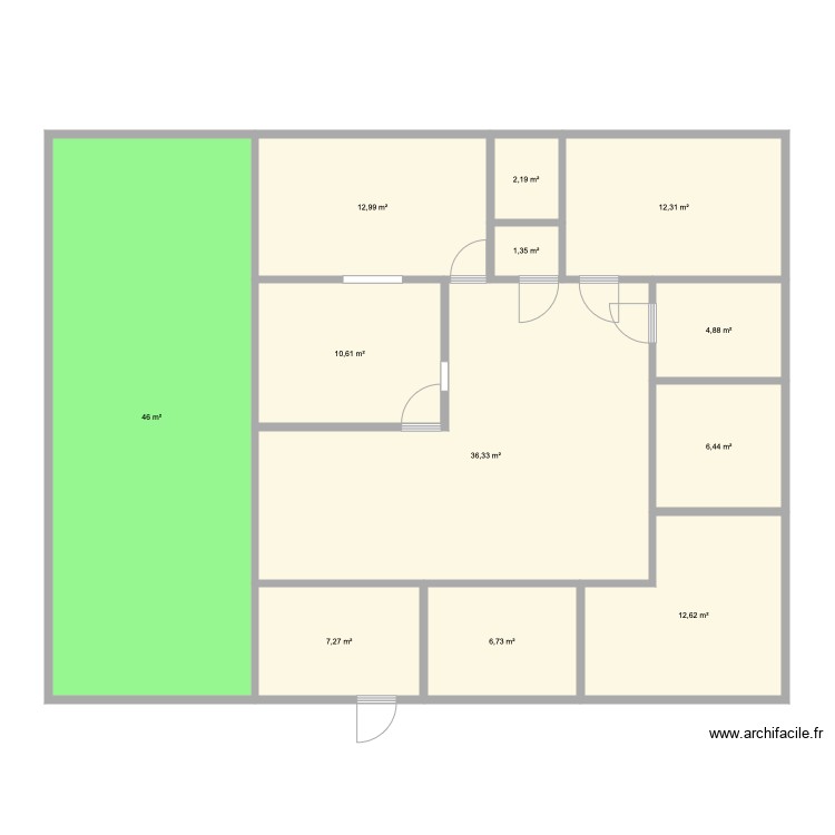 plan creche - Plan dessiné par chloe1206