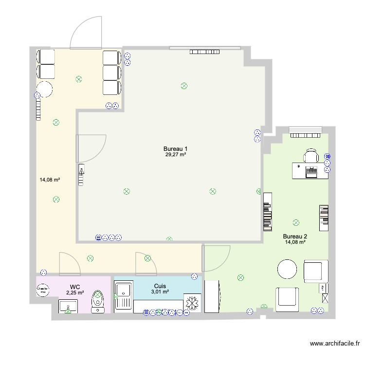 Cab plan - Plan dessiné par Sysyp