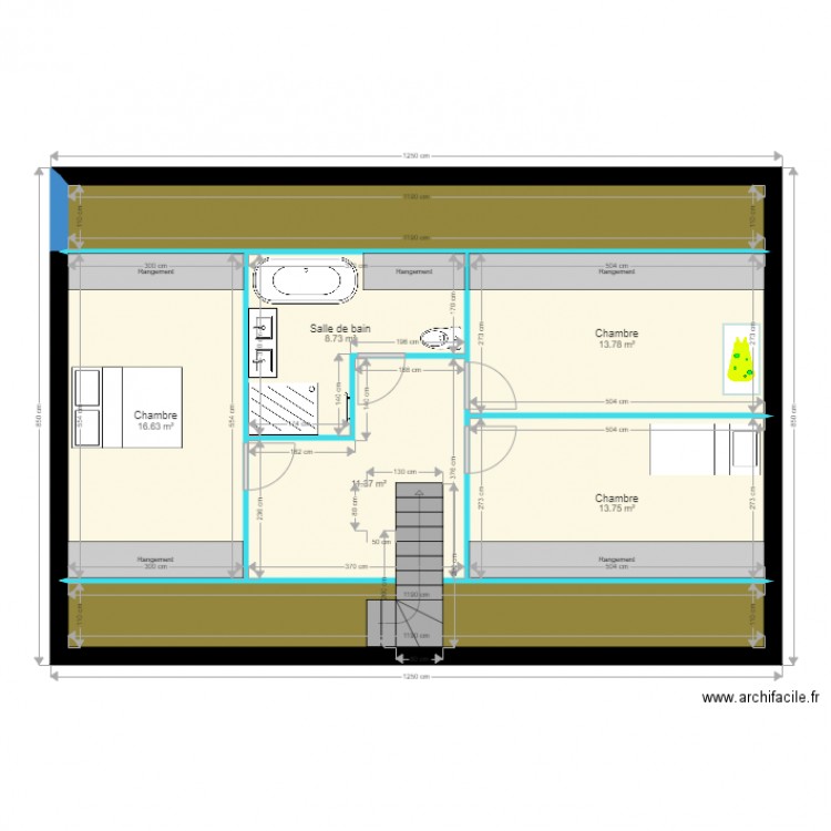 comble - Plan dessiné par helene dt guezo