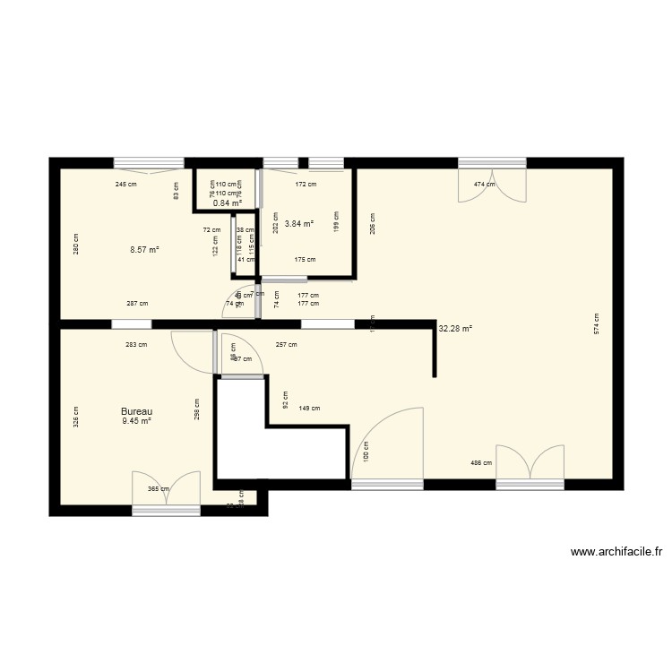 Maison Modifiée - Plan dessiné par R0uLi