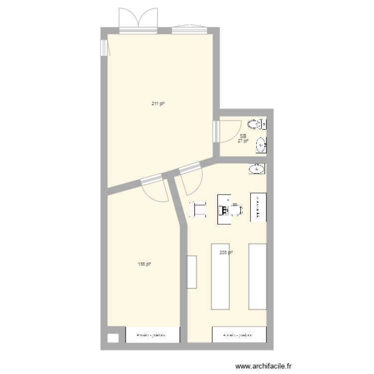 clinique - Plan dessiné par stjacques_ortho