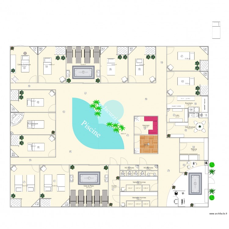 Plan – Plan Spa – Par marionlmr ️ | ArchiFacile