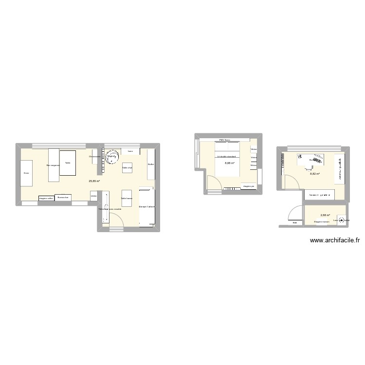 Plan – loft v2 – Par Arkhan-Eien ️ | ArchiFacile