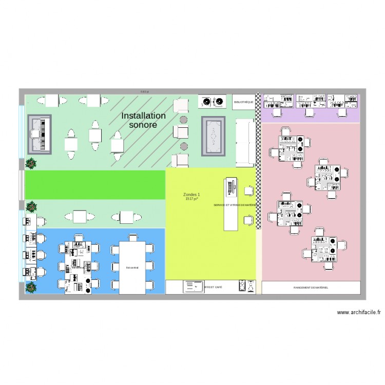 Zondes 1500 pi2 Version 5 - Plan dessiné par Zondes
