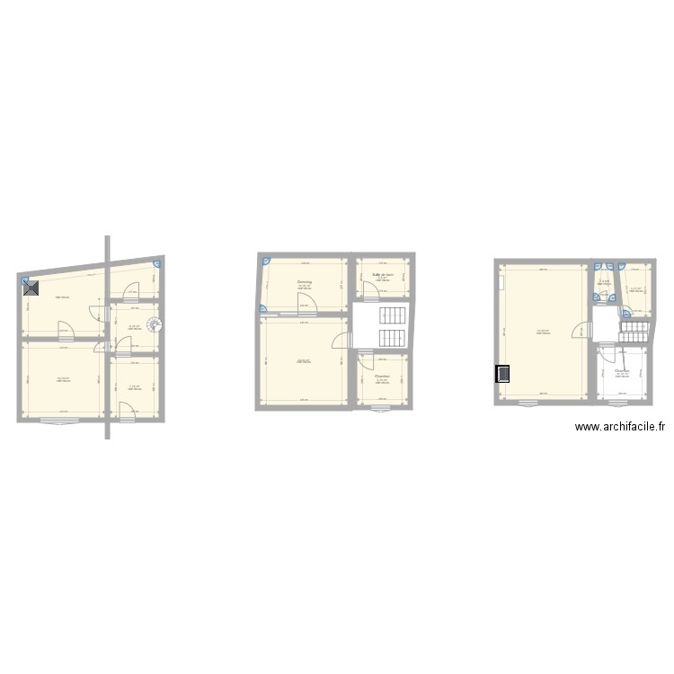 RDC - Plan 12 pièces 137 m2 dessiné par ritadib
